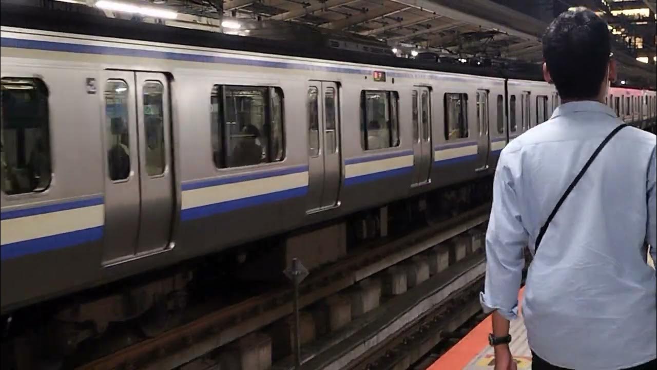E217系クラY-113編成+クラY-28編成横浜駅発車 - YouTube