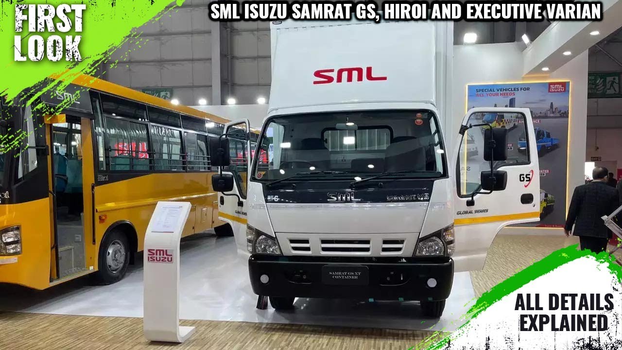 SML Isuzu Samrat GS, Hiroi and Executive LX CV Vehicles Launched at ...