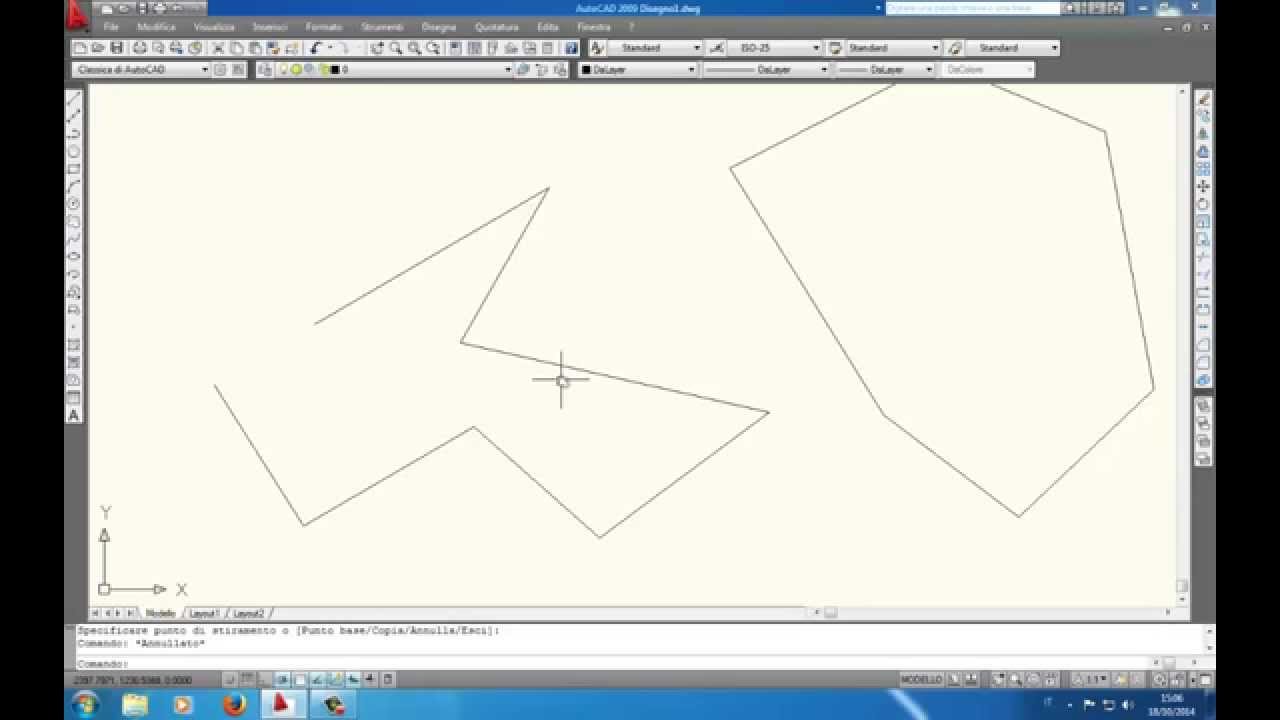 TUTORIAL #1 - Autocad 2009 - ITA - YouTube