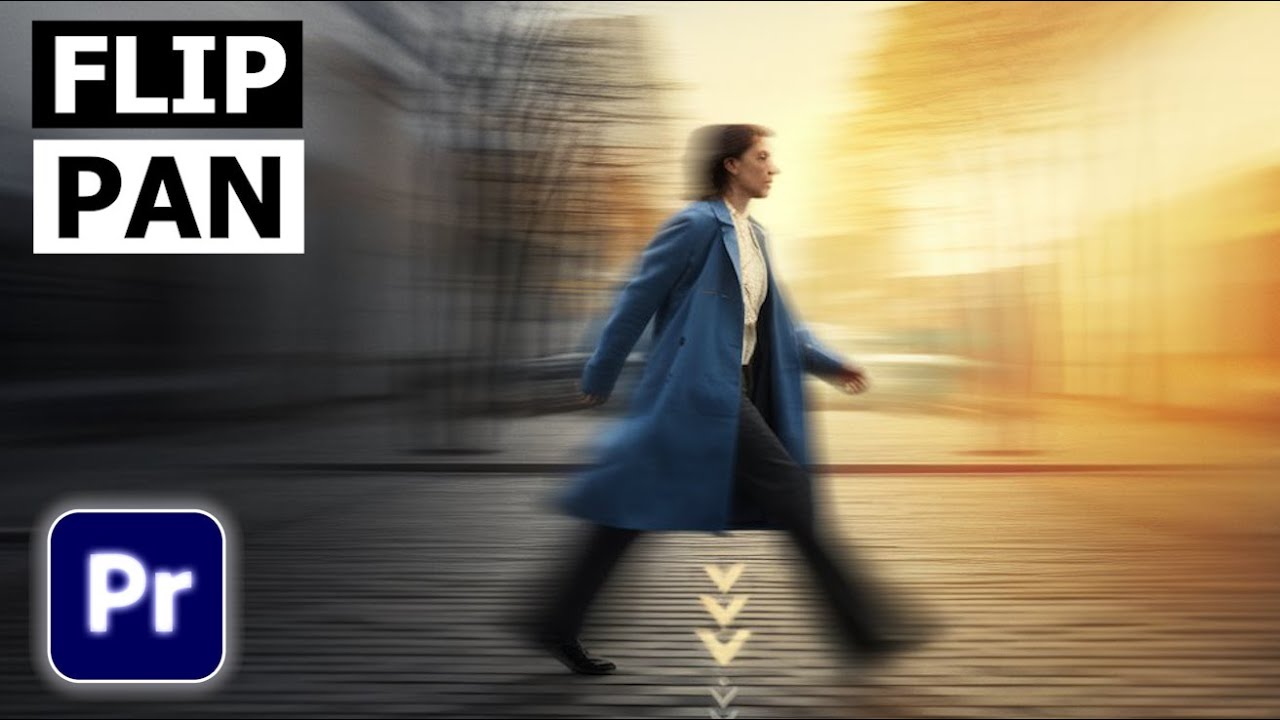 How To Make Flip Pan Blur Transition In Premiere Pro | Smooth Flip ...