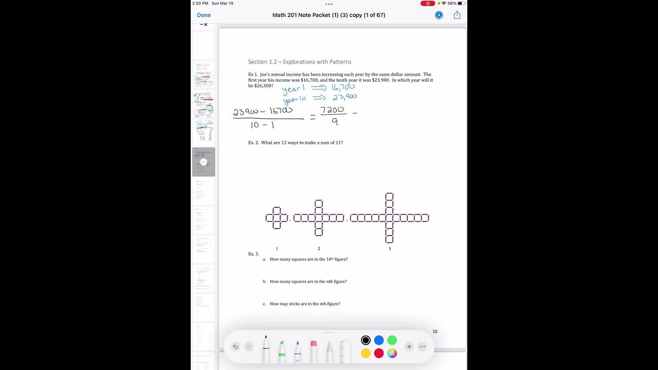 Exploring Pattern Problems Part 1 - YouTube