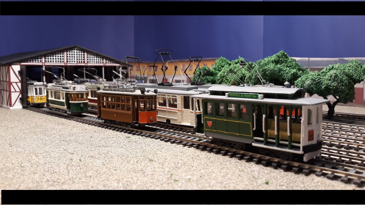 Tramspotting 3D printed trams in H0 - YouTube
