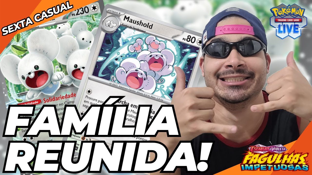 Maushold ex ganhou um BAITA buff! | Gameplay Pokémon TCG Live - YouTube