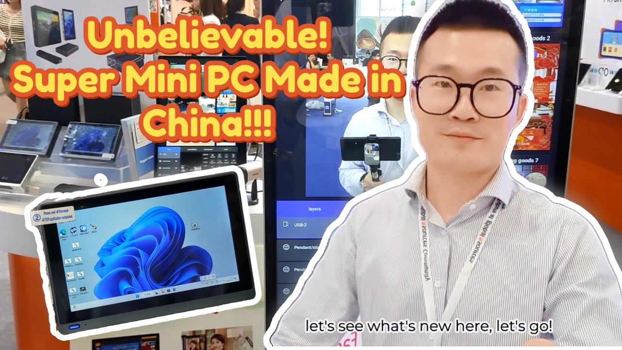 Unbelievable! Super Mini PC made in China! Original Factory at Hong ...