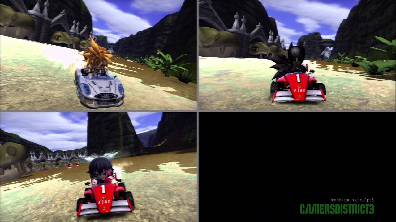 ModNation Racers | Multiplayer 3 (w/ Custom Tracks) | GAMERSDISTRICT3 ...