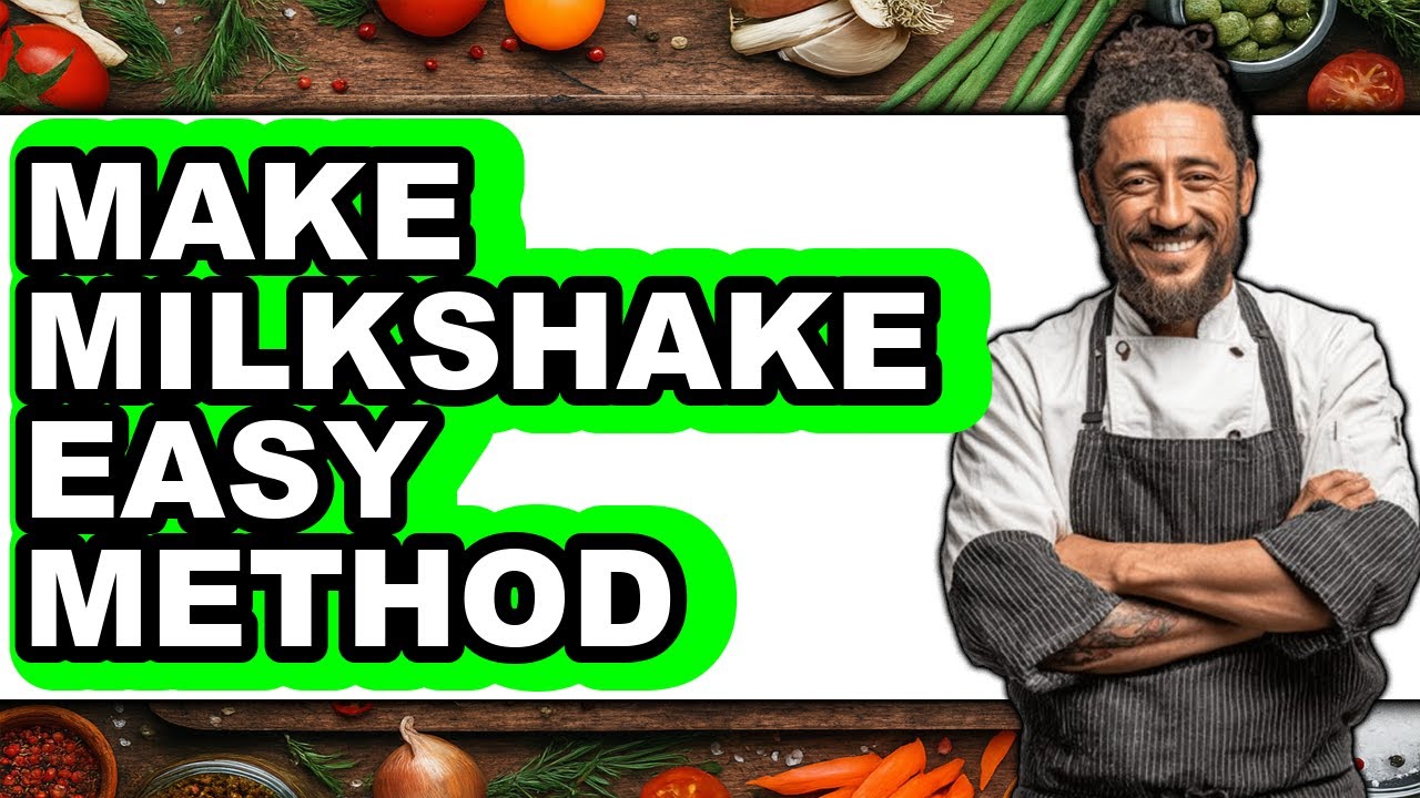 How To Make Milkshake Easy Method - Step By Step - YouTube