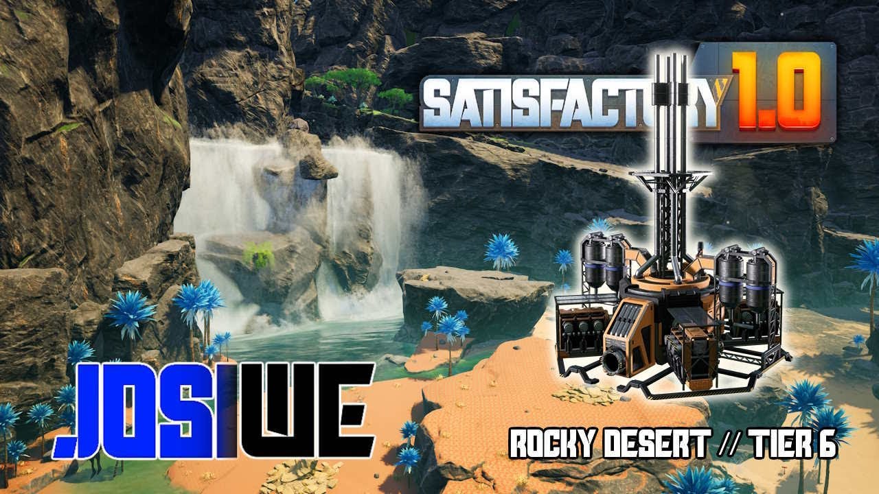 FUEL POWER // TIER 6 // ROCKY DESERT - Satisfactory 1.0 - YouTube