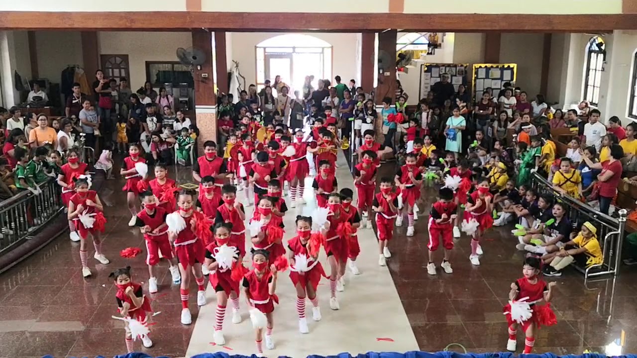 Cheer dance and Yell Competition. Red Dragon #intrams - YouTube