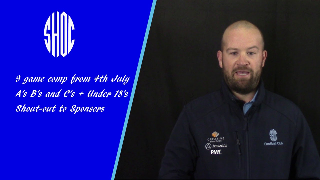 Nick Tait - President's Message - SHOC Footy Club - YouTube