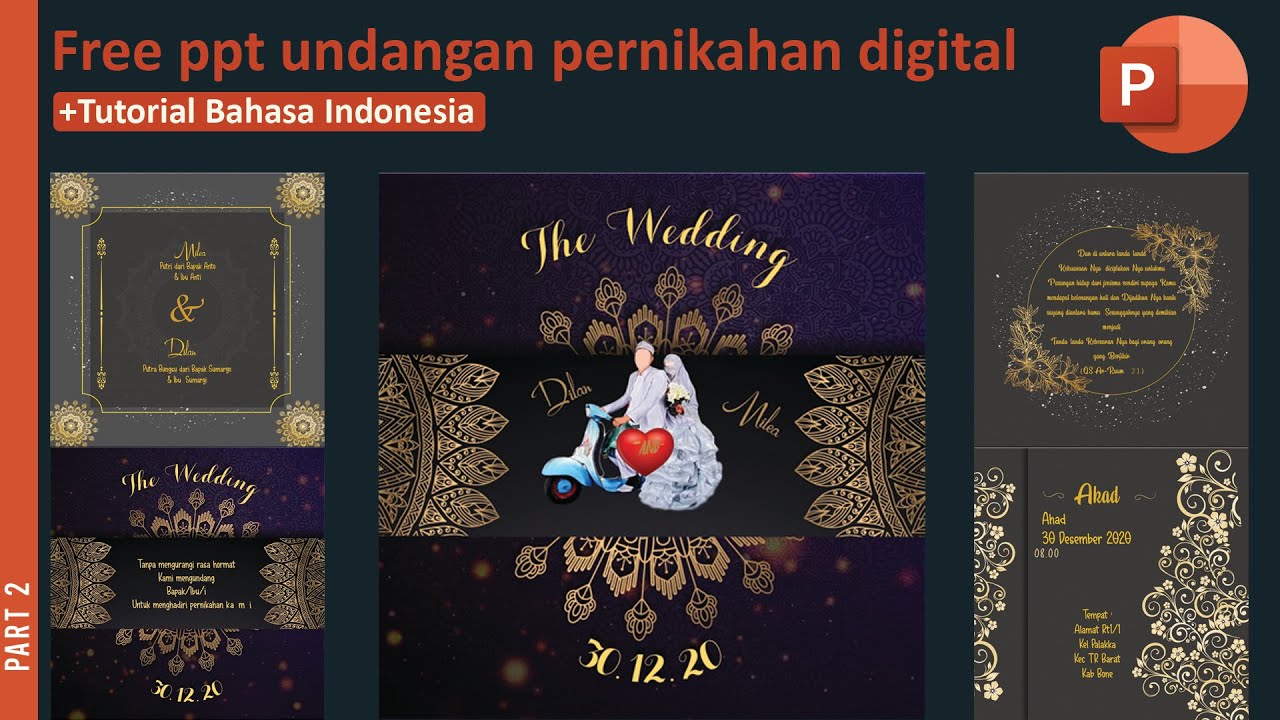 Template undangan pernikahan digital gratis | Free Wedding invitation ...