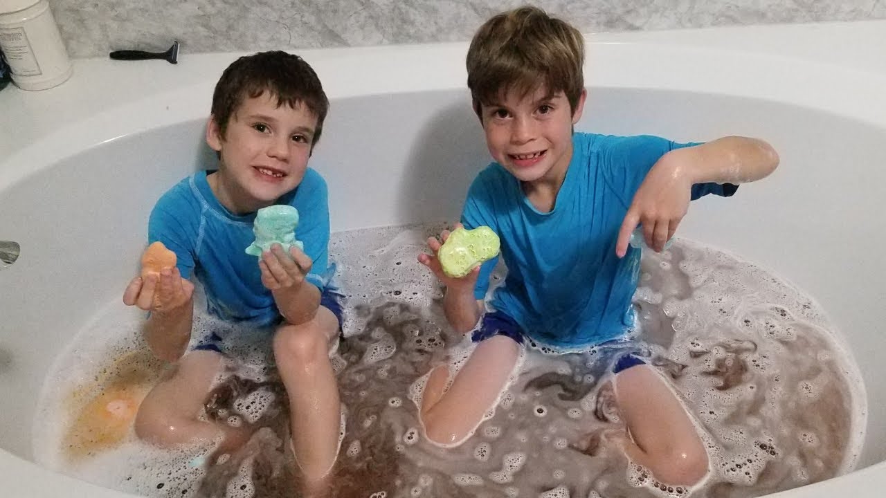 Bath Time is a Blast with Bath Bombs - YouTube
