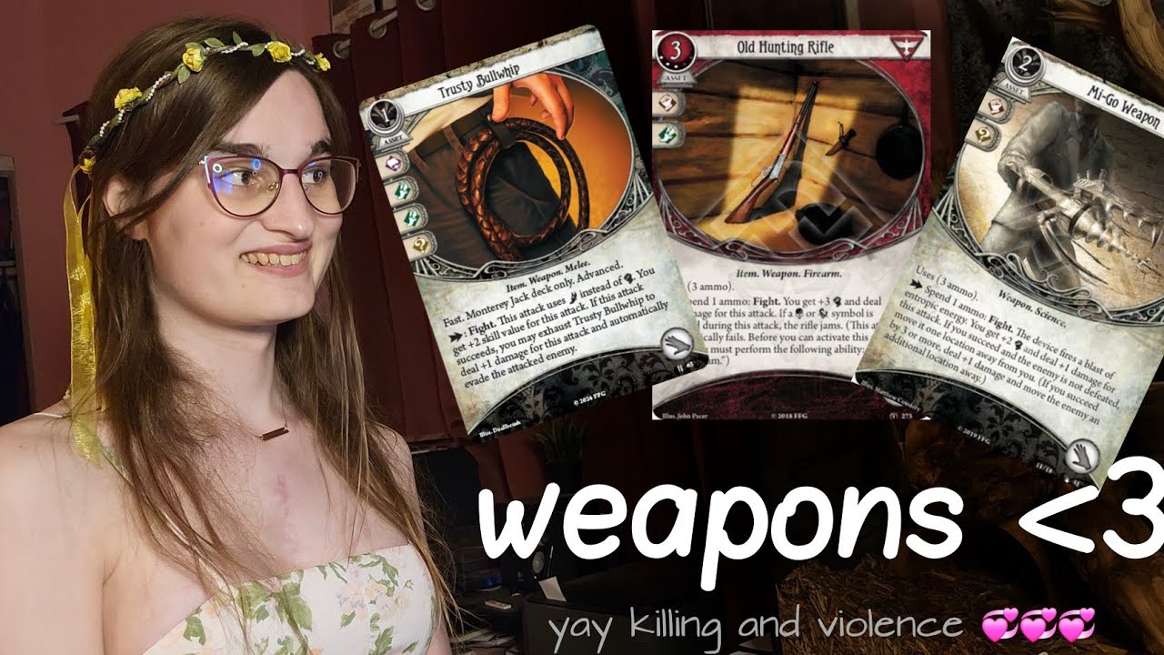 tier listing every weapon in arkham horror the card game, for some ...