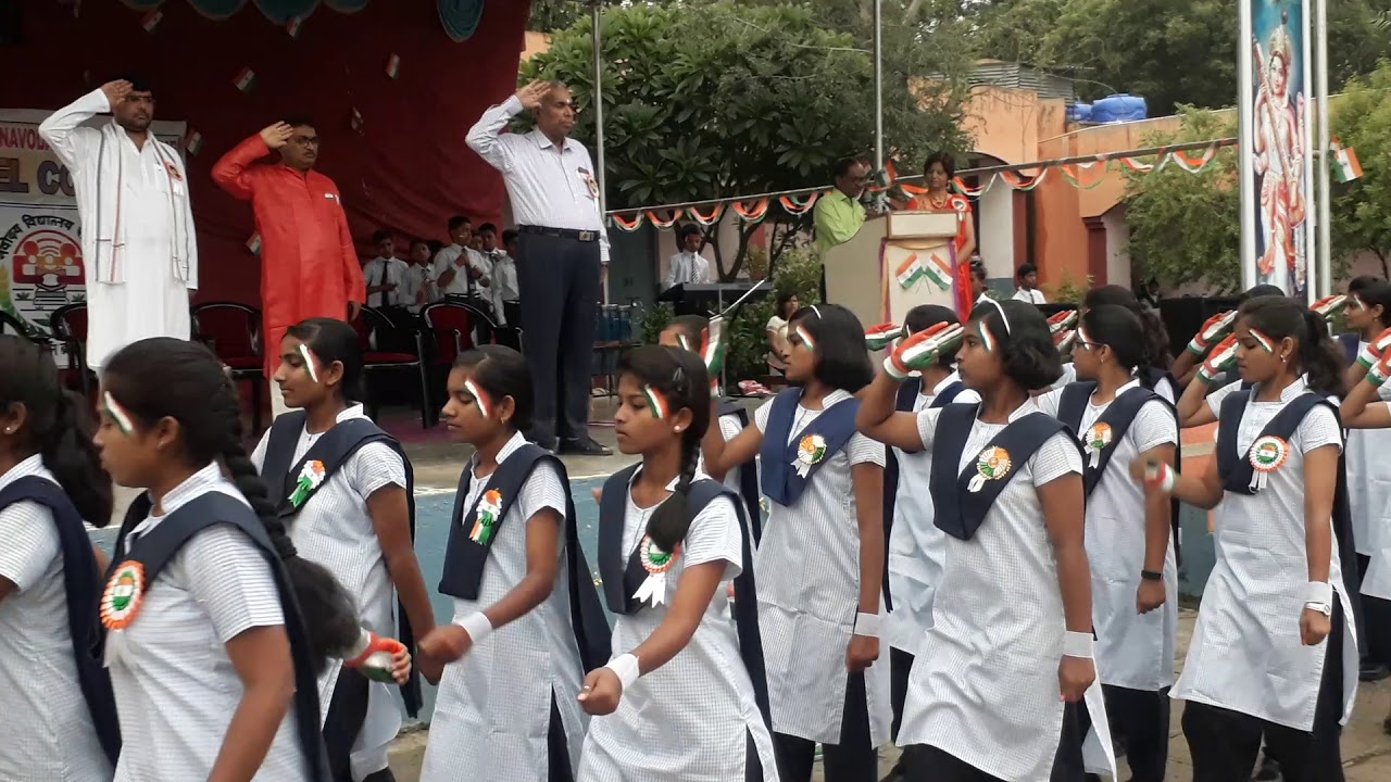 15th Aug 2019 march past jnv pune. - YouTube