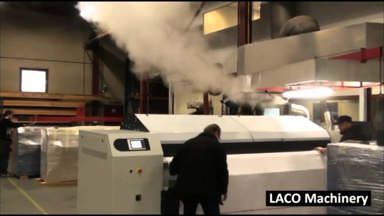 Water evaporation shown on LACO ironer with Air Stream chest iPad 1080p ...