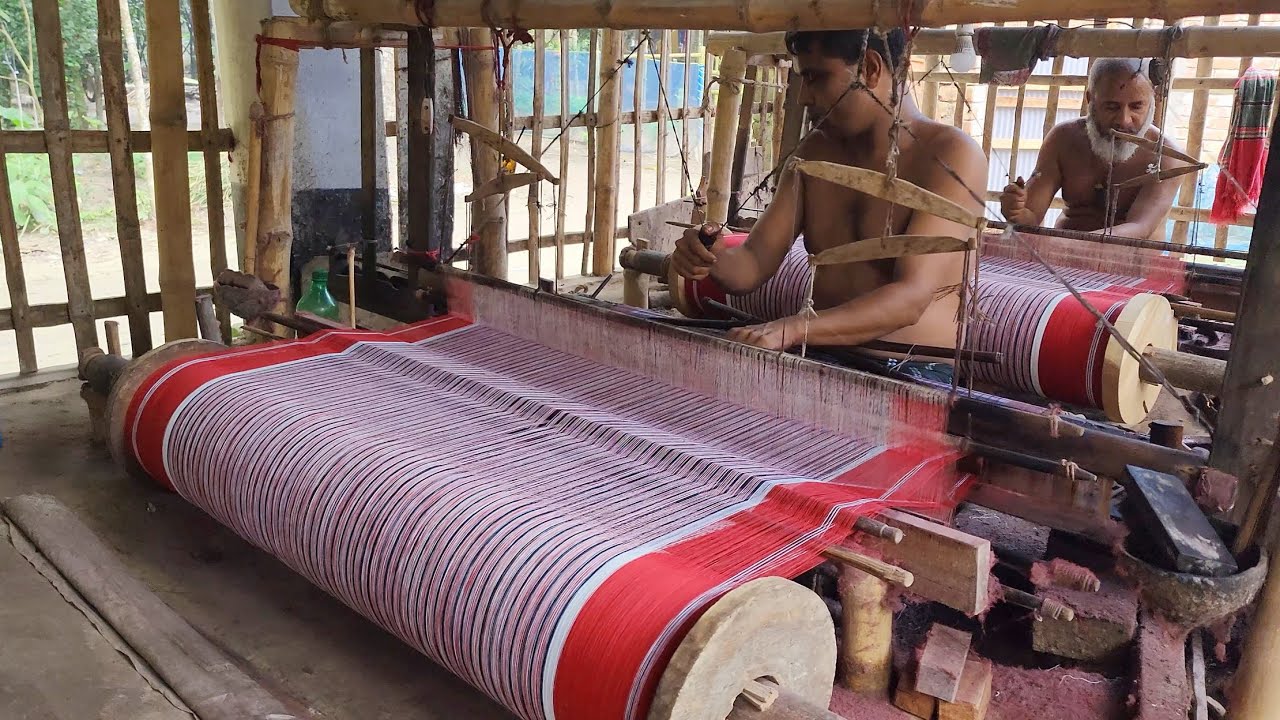 Amazing Handmade Towel Making Complete Process | Extreme Handmade Towel ...