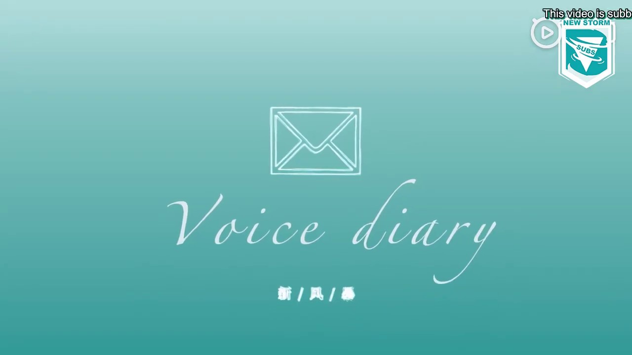 [ENG] 190415 Zong Ying Voice Diary - YouTube