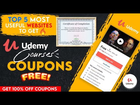 Top 5 websites to get free udemy coupons (2021)🔥 | 100% off udemy ...