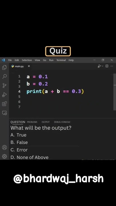 python quiz #python #quiz #coder #programming #trending #shorts #like @AKTUDigitalEducationUP ...