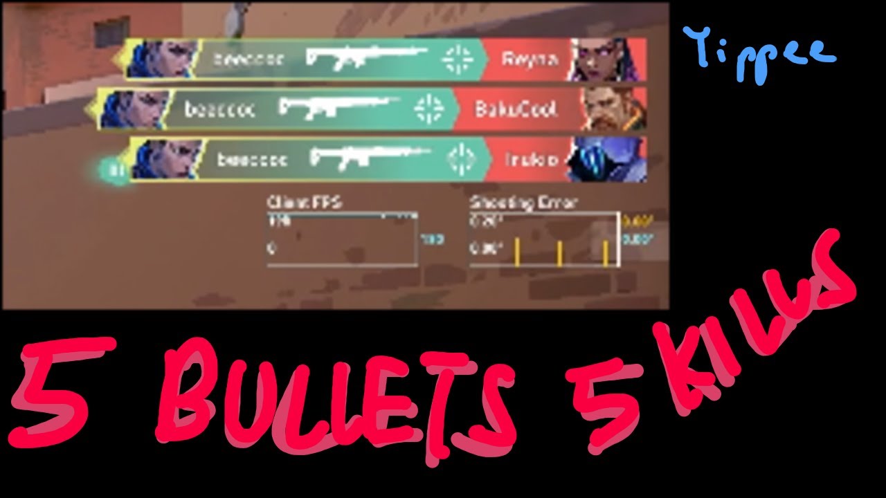 5 bullets 5 kills (fr this time) - YouTube