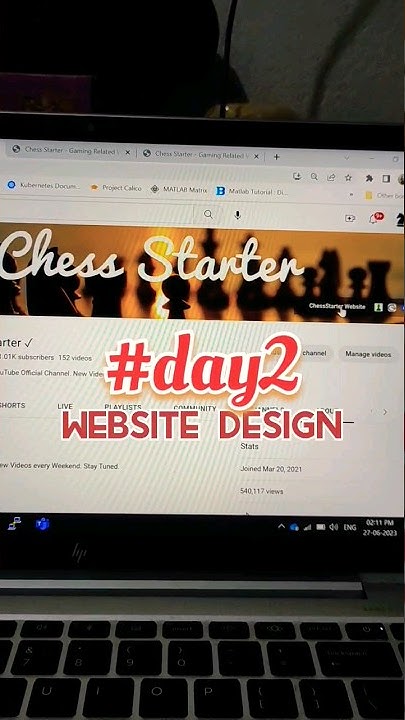 Chess Starter Website with Chess Board♟️😍#day2 #chess #chessgame #html #css #javascript # ...