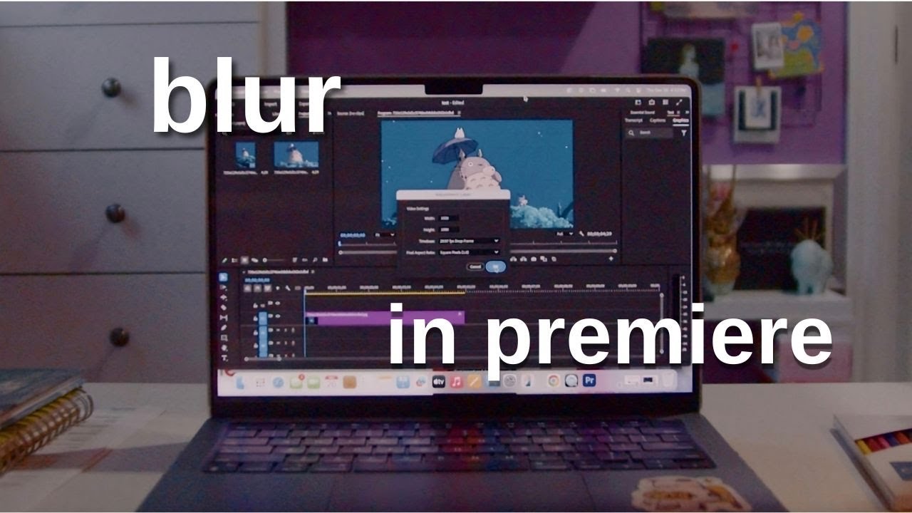 change and animate blur effect in adobe premiere! - YouTube