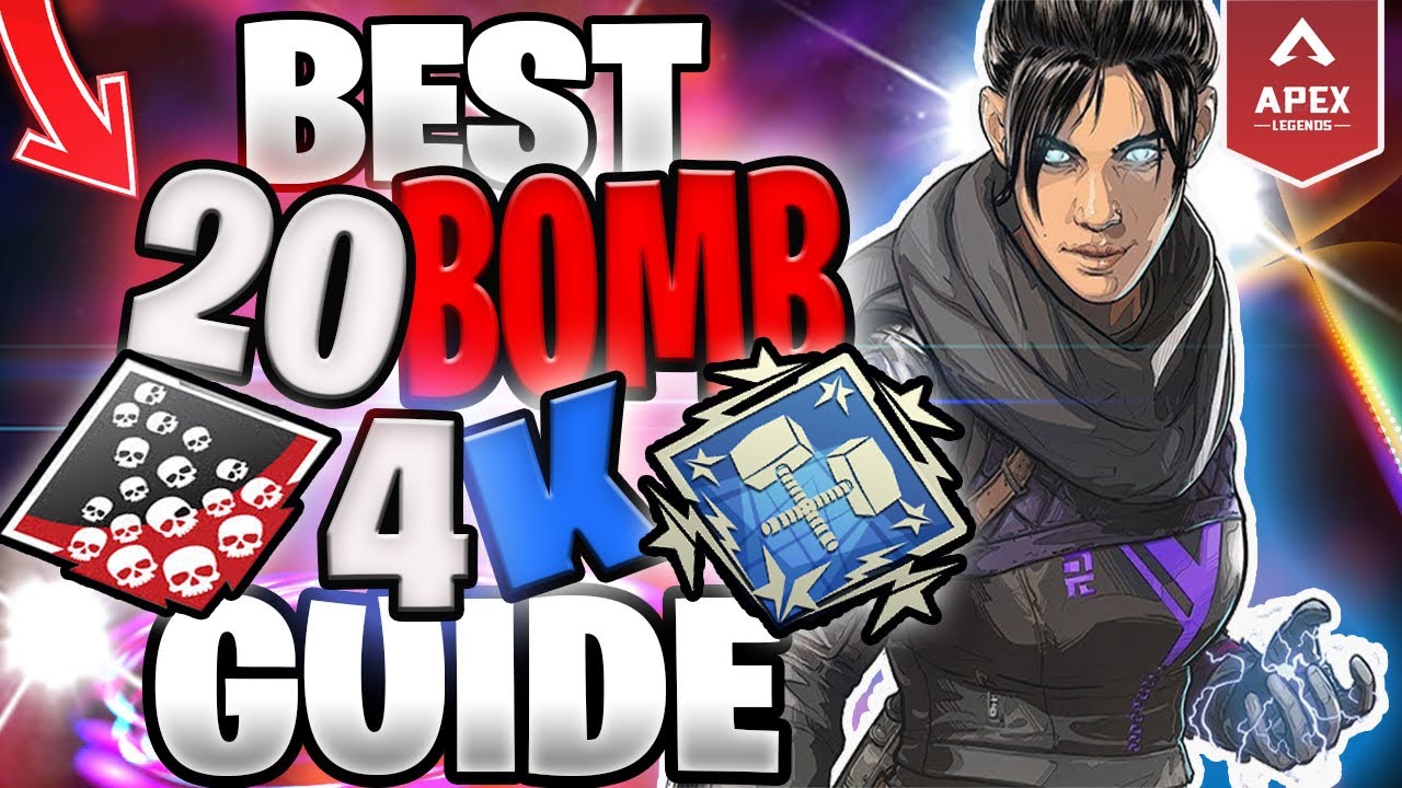 HOW to drop EASY 20 BOMB and 4K badges EVERYDAY - (Apex Legends PS4 ...
