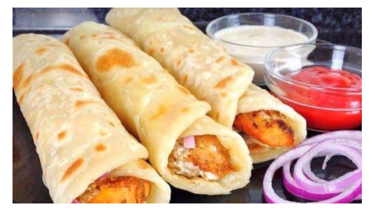 Chicken Tikka Paratha Roll Recipe by Desi Zaiqa Hub| چکنSnacks | چکن پراٹھا بنائے اور سب کا دل ...