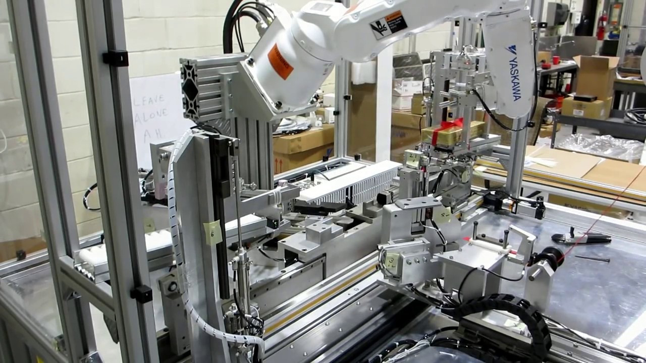 aXatronics Bow tying Robot - YouTube