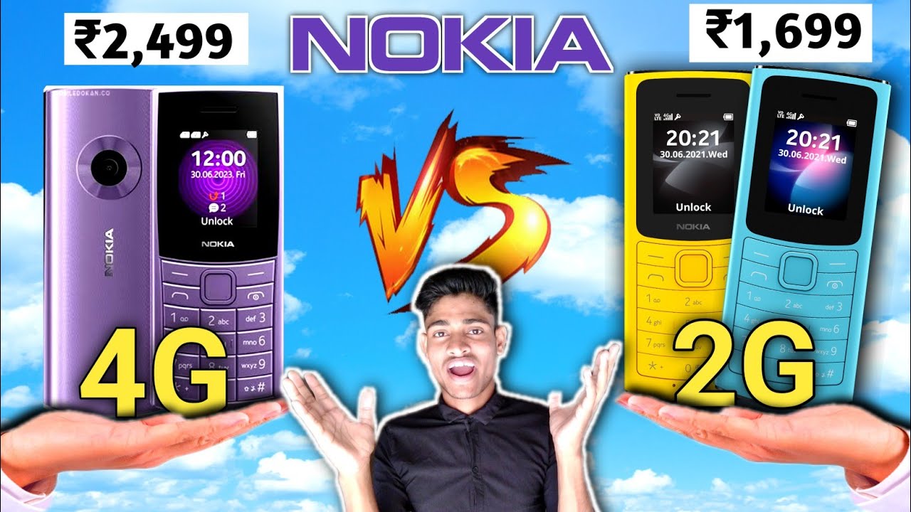Nokia 110/4G vs Nokia 110/2G Upcoming Kepat Phones Launches⚡Who Is The Best 🤩 Detalis Update🔥 ...