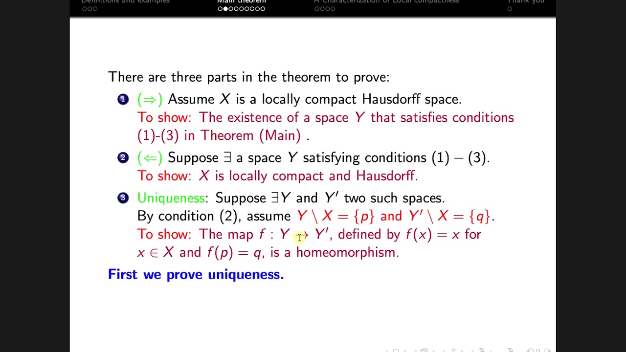 one-point compactification Part (2) - YouTube