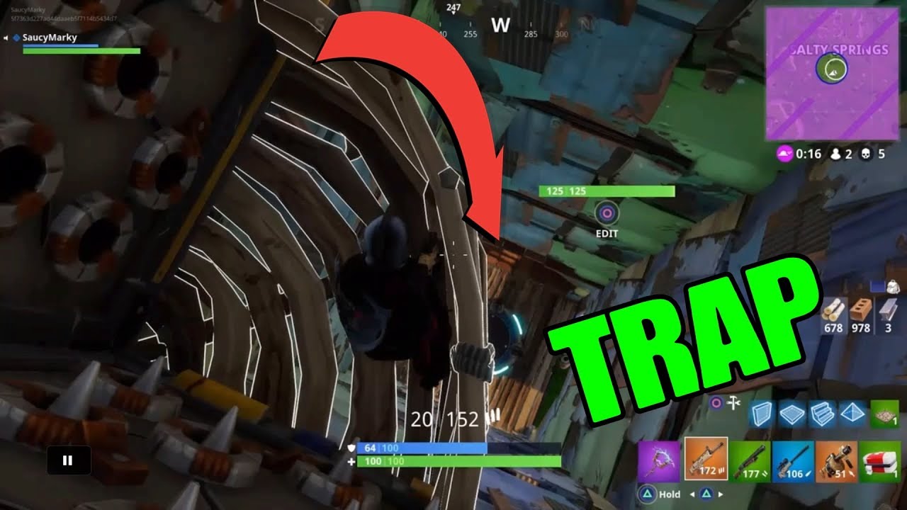 TRAP TOWER- Fortnite Battle Royale - YouTube
