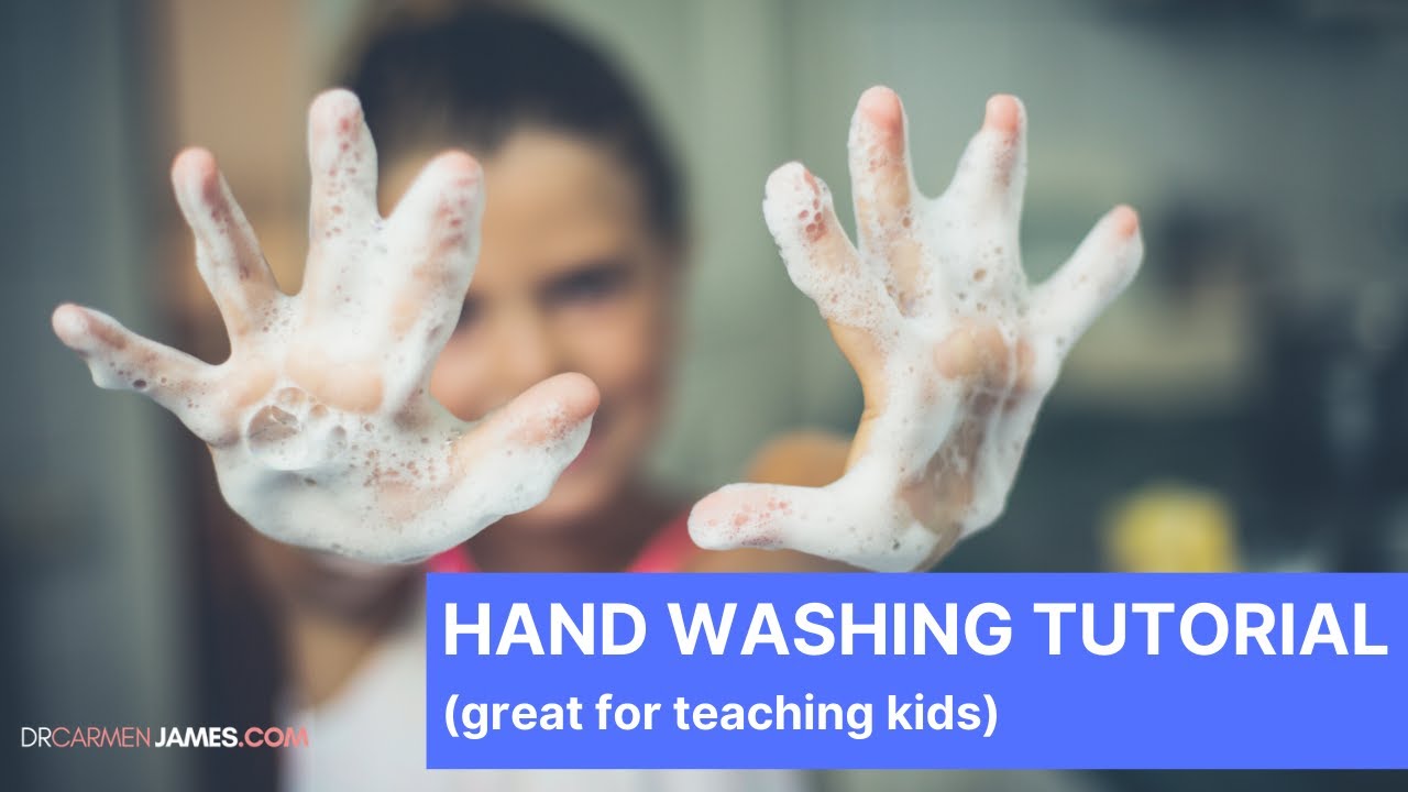 HAND WASHING DEMO //HOW TO WASH YOUR HANDS CORRECTLY // TEACH KIDS TO ...