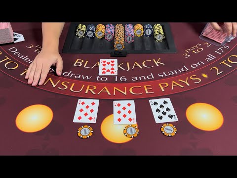 Blackjack | $200,000 Buy In | AMAZING High Stakes Session! Multiple All ...