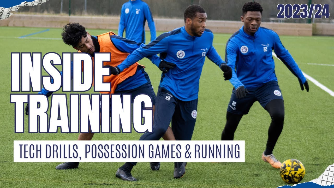 Inside Training | High Intensity Tech Drills, Larger Possession Games ...
