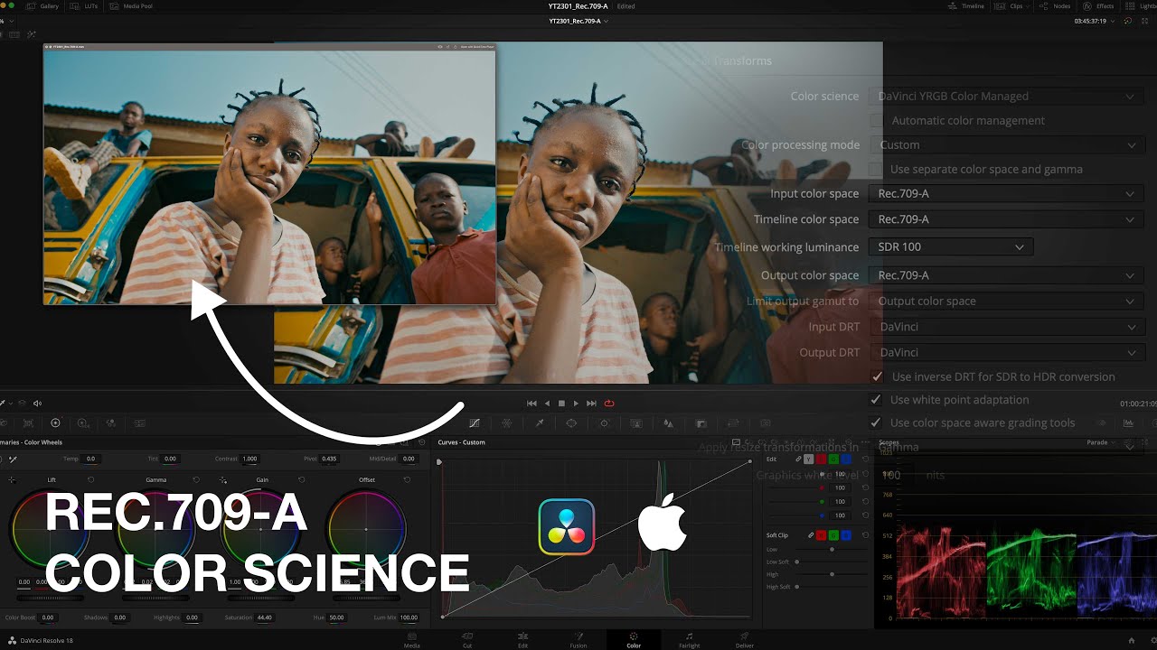 Fix DaVinci Resolve Color Shift Export with Rec.709-A - YouTube Fix DaVinci Resolve Color Shift Export with Rec.709-A - YouTube