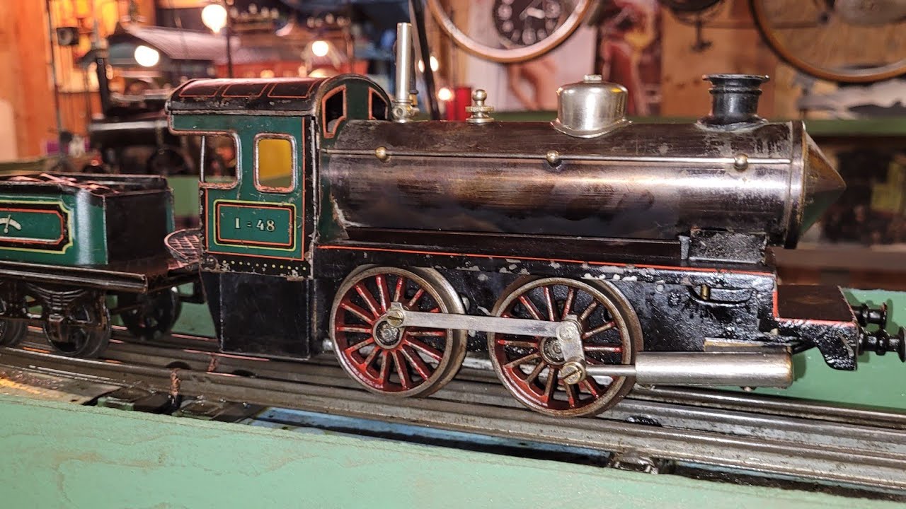 Firing up a Bing spirit fired live steam locomotive 1 scale - YouTube