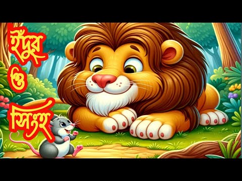 ইঁদুর করল সিংহকে সাহায্য। The Lion and The Mouse story। Bengali Story ...