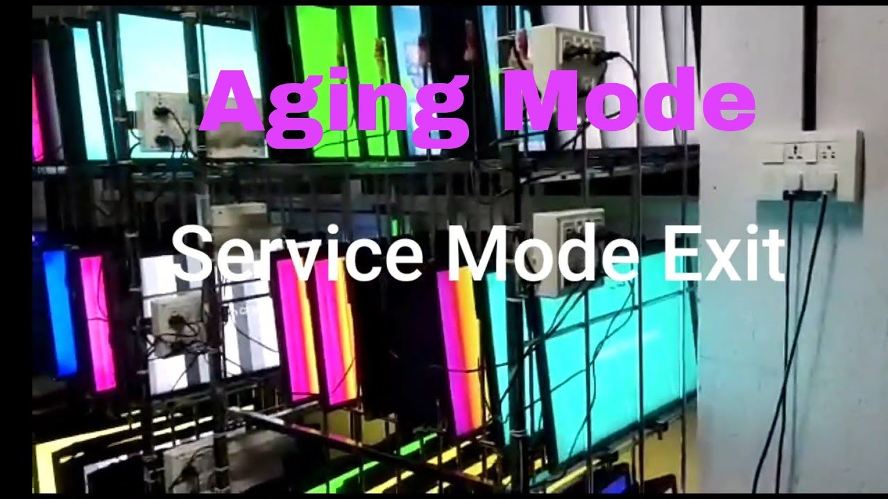 How to Exit Aging Mode for Smart Tv - YouTube