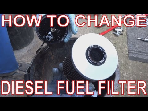 How to Change a Fuel Filter. How to Replace a Diesel Filter. Renault ...