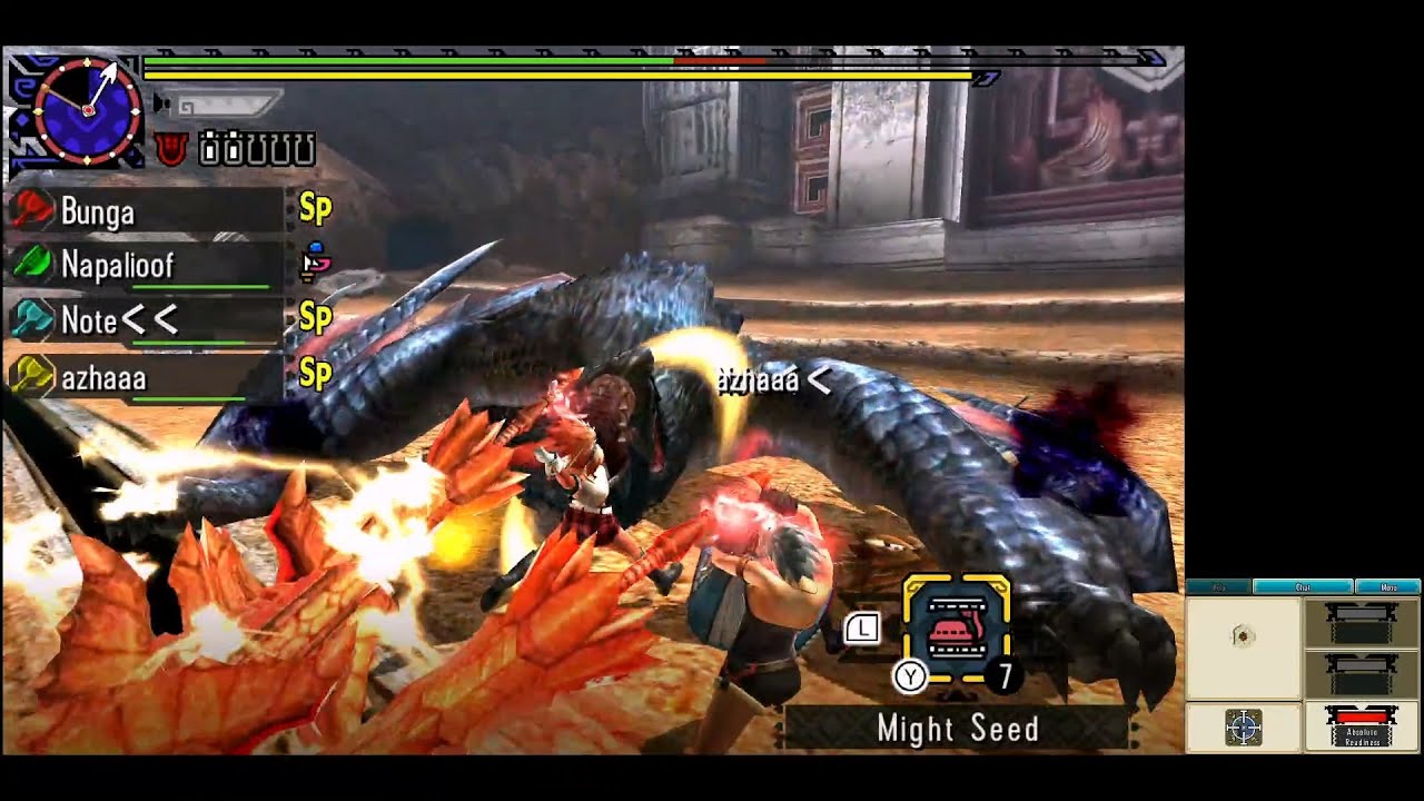 [MHXX] 3 Charge Blade 1 SusAxe VS MH Channel 1 - YouTube