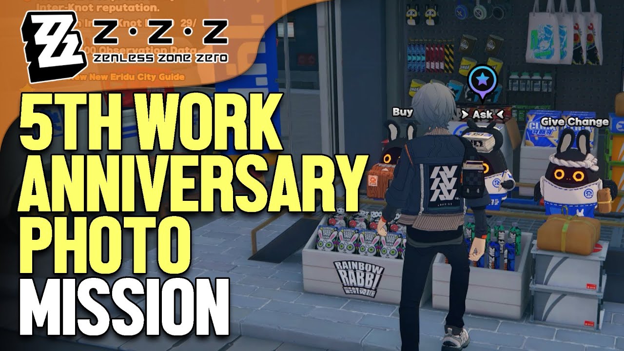 5th Work Anniversary Photo Zenless Zone Zero - YouTube