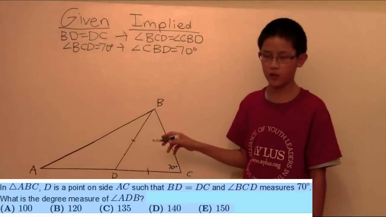 Ethan Zhou: 2014 AMC 8 Question 9 - YouTube