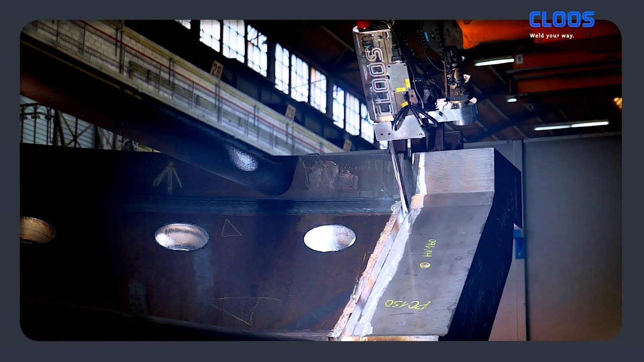 CLOOS - Narrow Gap Welding reduces production times by 80 % - YouTube