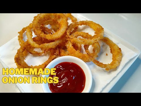 HOMEMADE ONION RINGS | HOW TO MAKE SUPER CRISPY AND DELICIOUS ONION ...