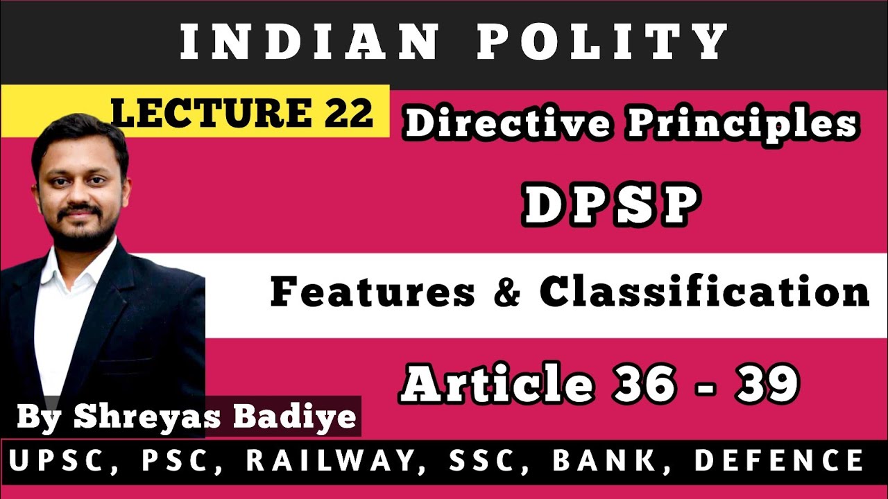 DPSP Part 1 | Directive Principles of State Policy | Indian Polity ...