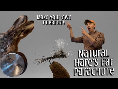 HARE’S EAR PARACHUTE - w/ Homemade Dubbing - Fly Tying Instructions ...