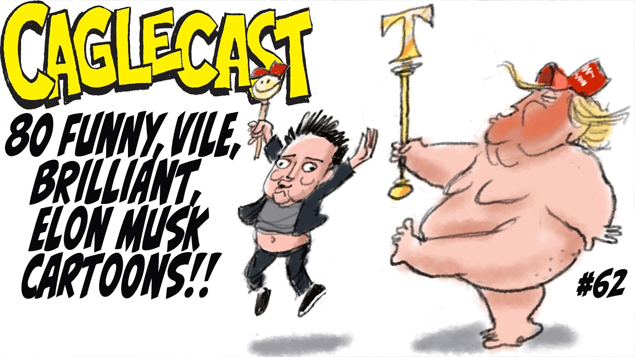 80 FUNNY, VILE, ELON MUSK Cartoons! MUST SEE! From BRILLIANT Political ...