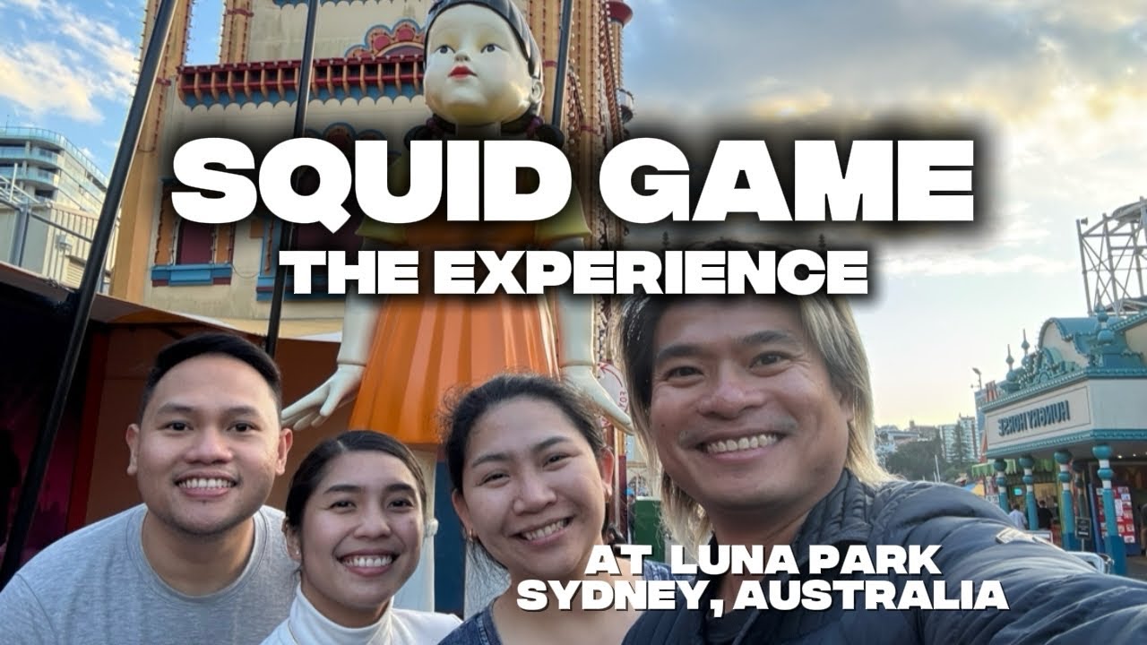 Squid Game The Experience at Luna Park, Sydney, Australia - YouTube