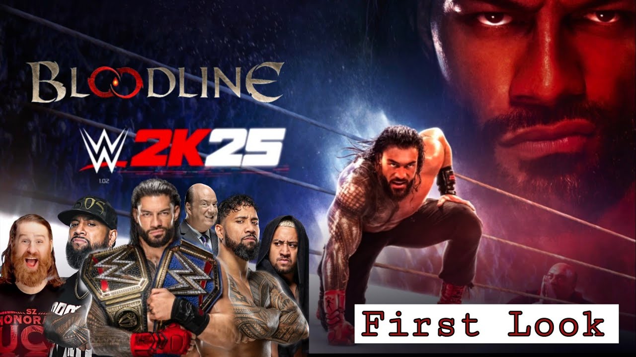 WWE 2K25 BLOODLINE EDITION All Characters Arenas Matches First Look ...