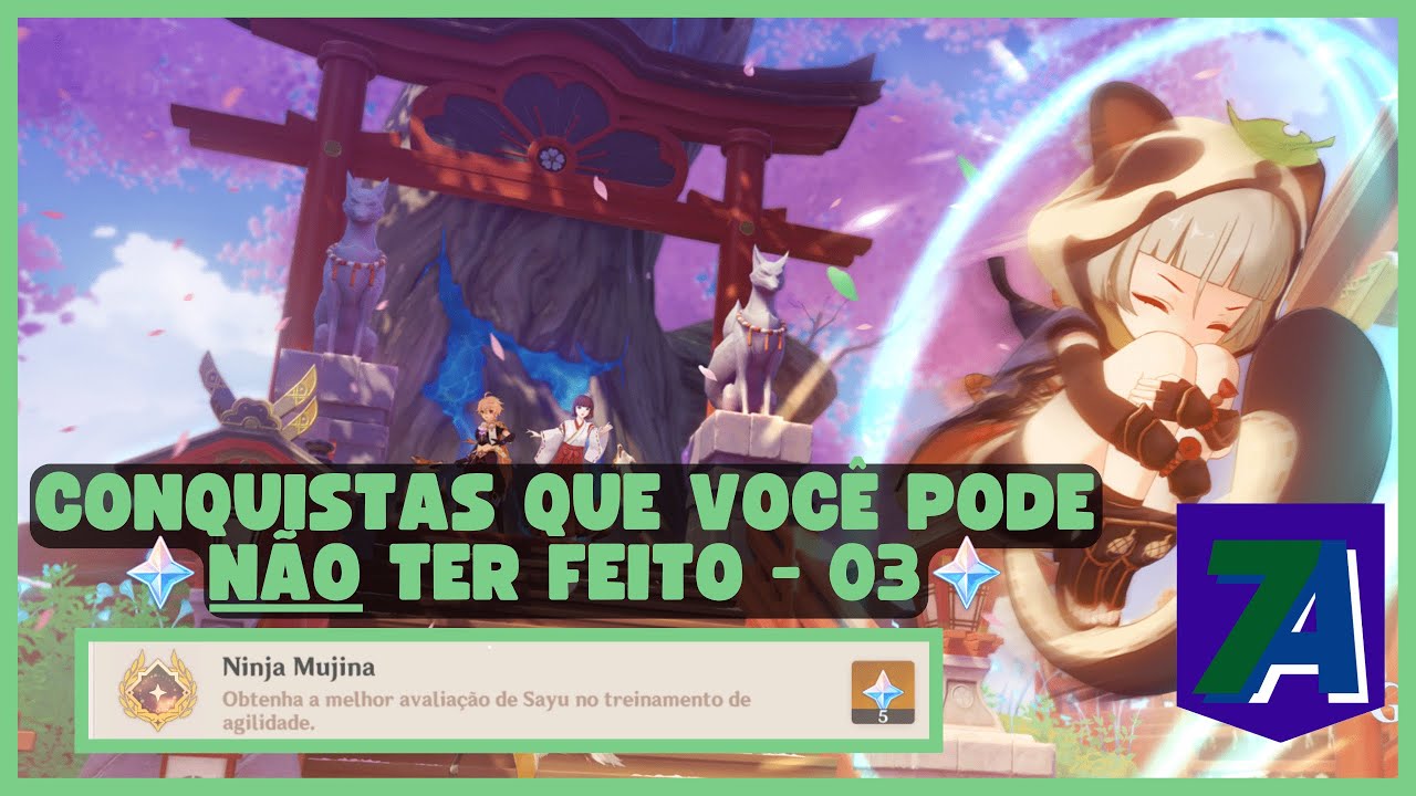 CONQUISTAS QUE VOCÊ PODE (NÃO) TER FEITO #03 - NINJA MUJINA - GENSHIN ...